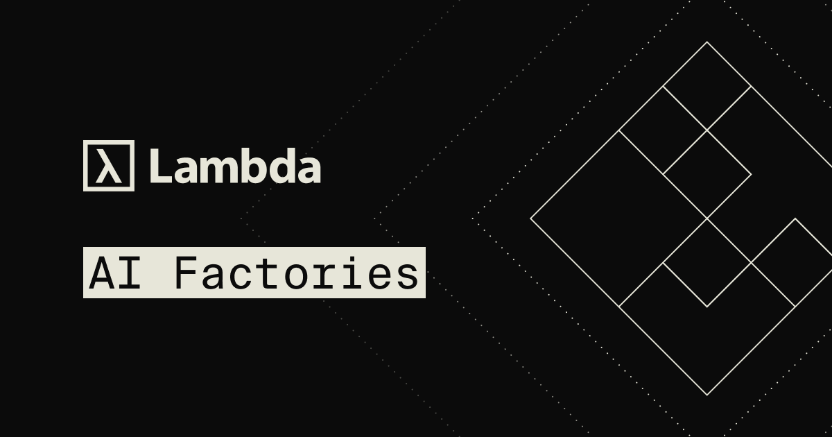 AI infrastructure | Lambda